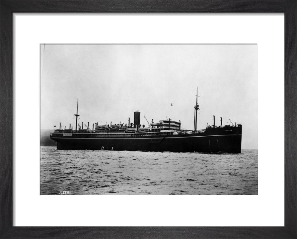 BALLARAT on sea trials – P&O Heritage Prints