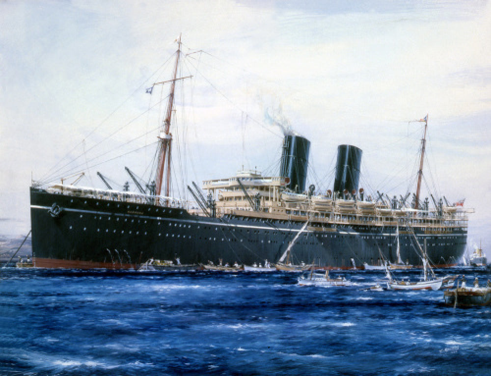 RANPURA at anchor – P&O Heritage Prints
