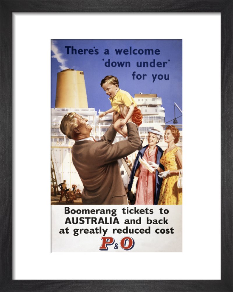 There's a welcome 'down under' for you – prints-poheritage