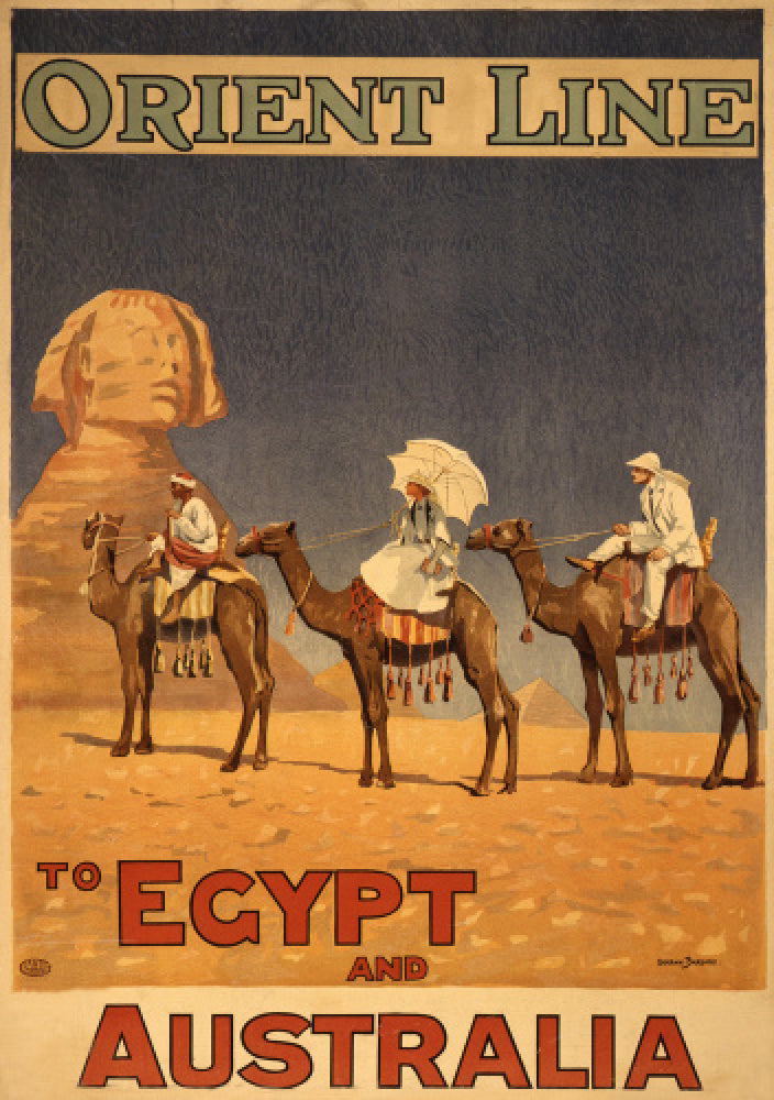 Orient Line to Egypt and Australia – P&O Heritage Prints
