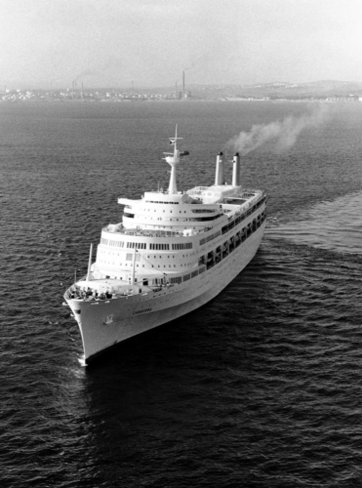 Aerial view of CANBERRA – P&O Heritage Prints