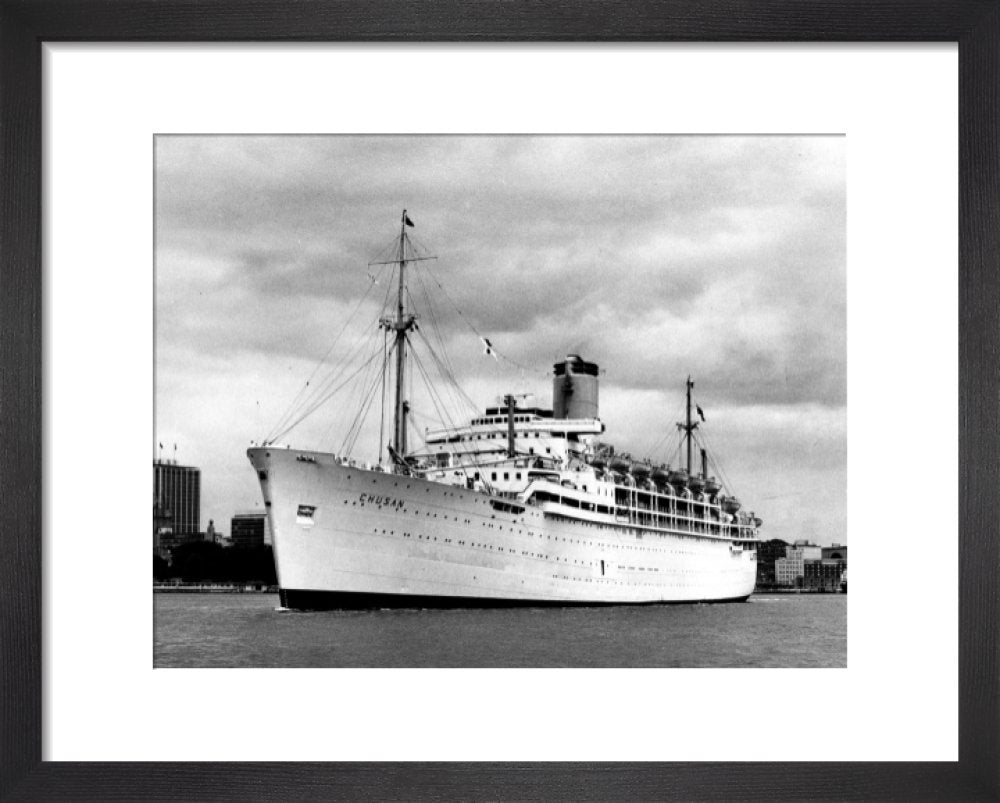 CHUSAN in Sydney Harbour – P&O Heritage Prints