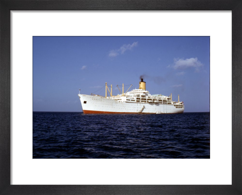 ORSOVA at anchor – P&O Heritage Prints