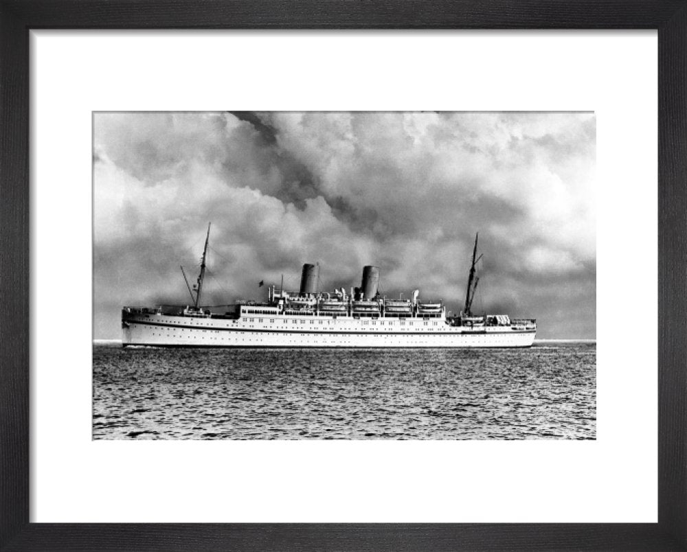 EMPIRE WINDRUSH in trooping colours – P&O Heritage Prints